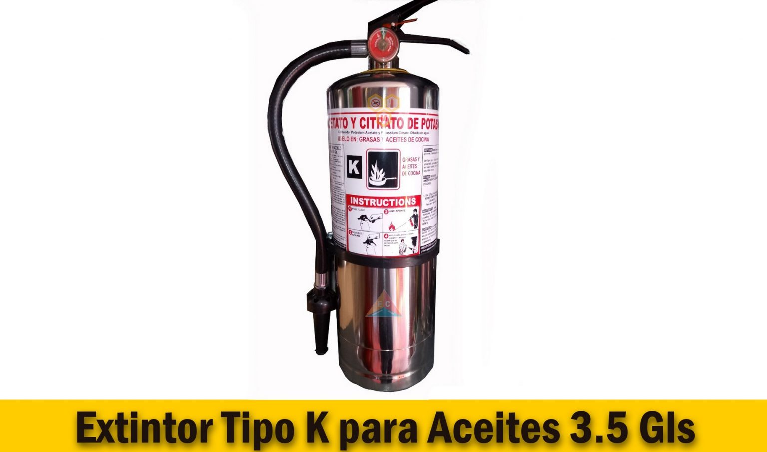 Extintor tipo K - Fumigaciones y Extintores Medellín